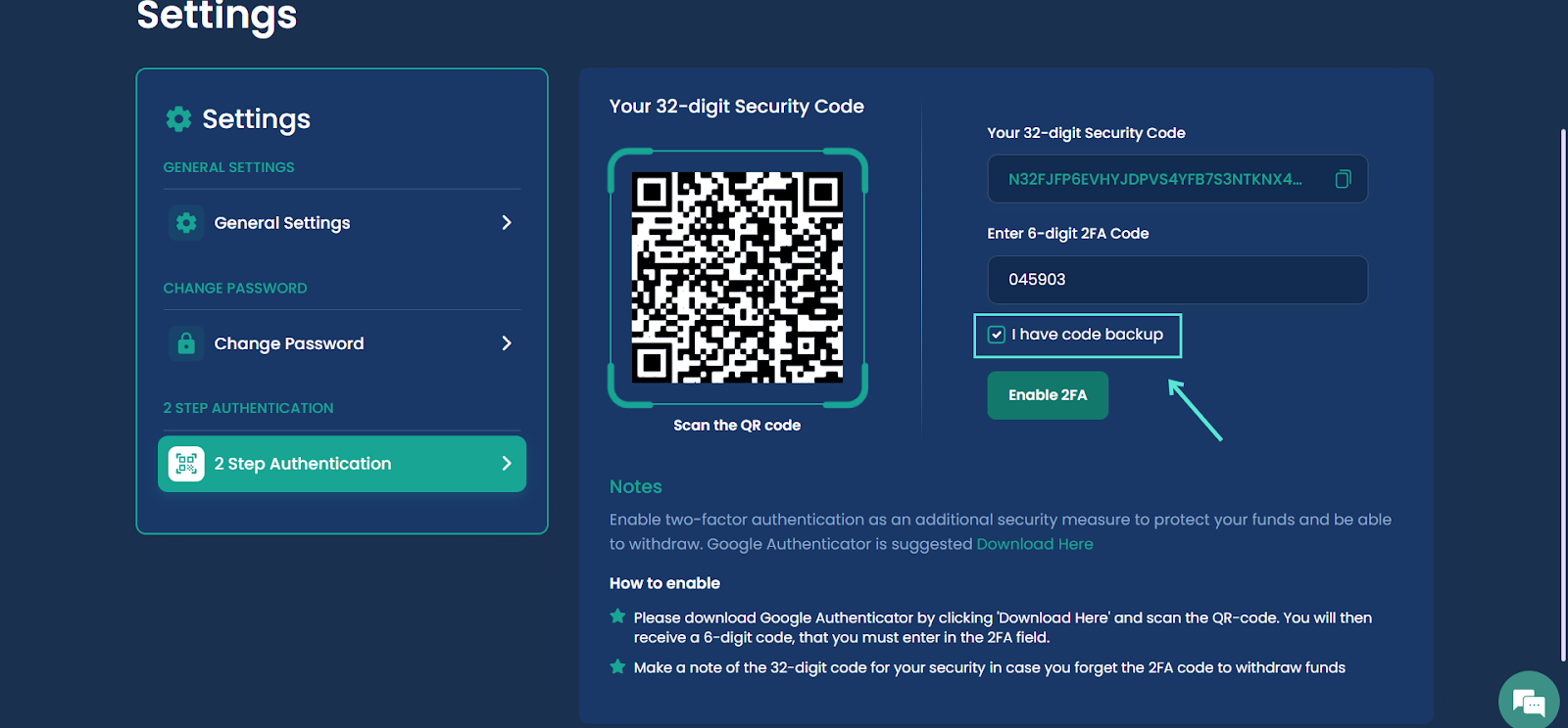 How to Set Up Millionero 2FA - Millionero Magazine | Crypto News | Futures